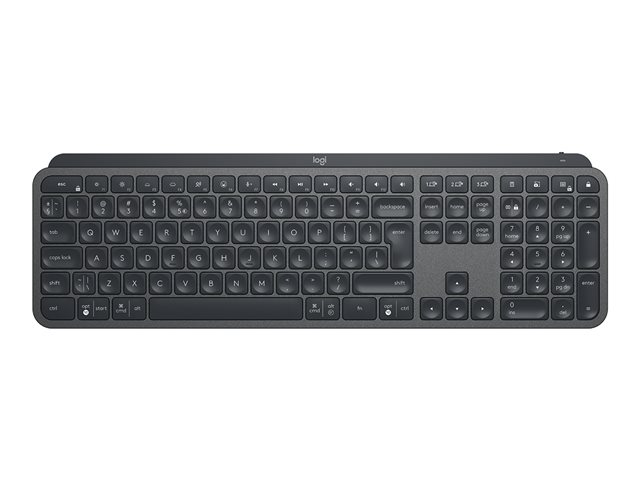 Logitech MX Keys - Keyboard - backlit - wireless - Bluetooth, 2.4 GHz ...