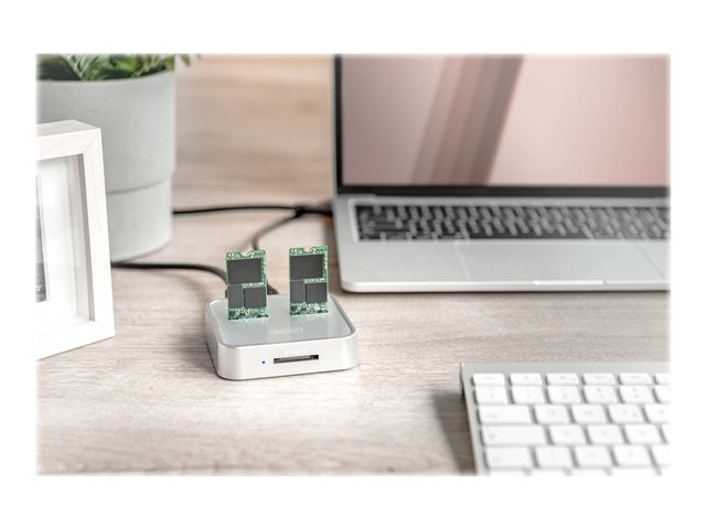 NVMe Docking Station USB3.1 Gen2 type C NVMe and SATA combo SSD docking ...