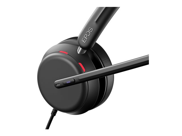 EPOS IMPACT 860T - Headset - op oor - met bekabeling - USB-C - gecertificeerd voor Microsoft ...
