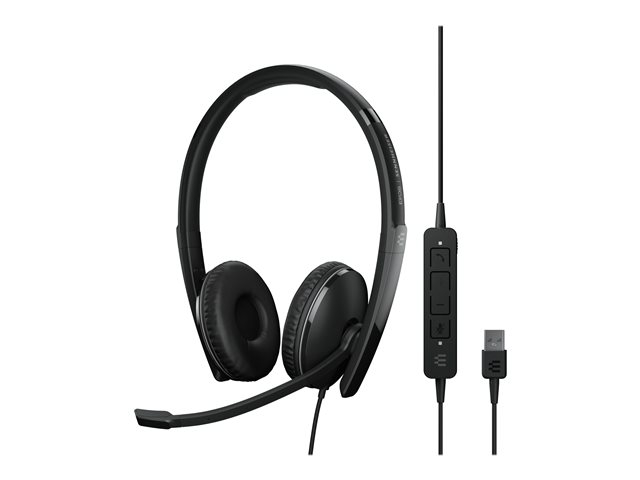 EPOS ADAPT 160 ANC USB - Headset - op oor - met bekabeling - actieve ...