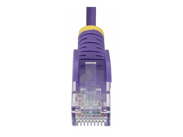25cm Purple Slim CAT6 Ethernet Cable (N6PAT25CMPLS), STARTECH ...