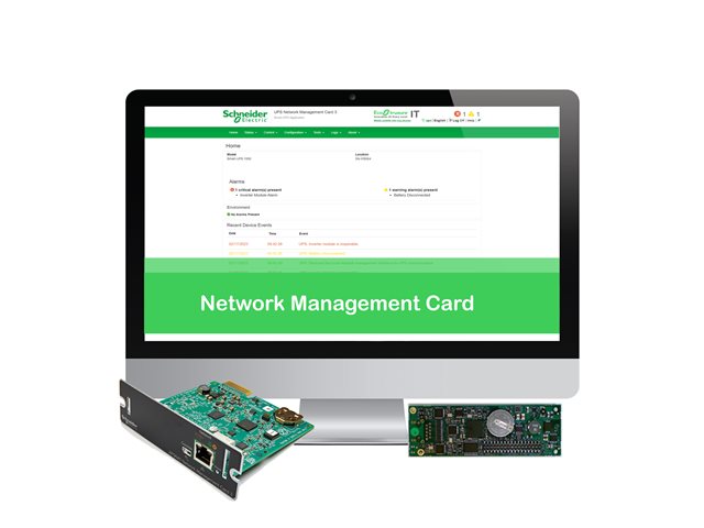 APC Network Management Card for Easy UPS, 1-Phase - Standard Licence ...