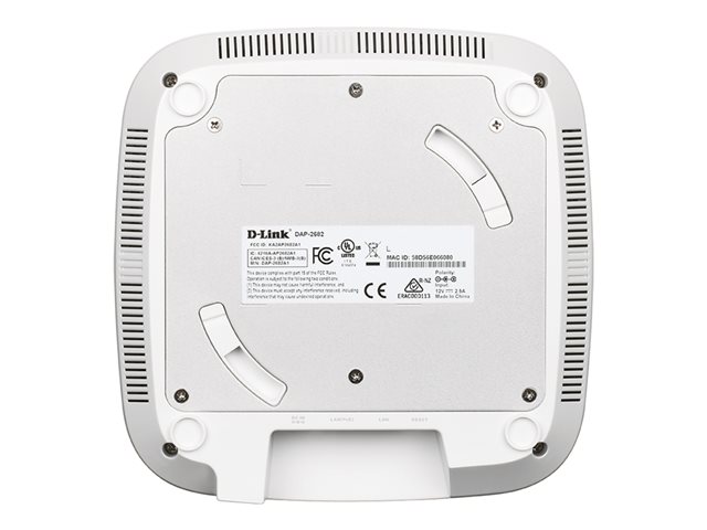 D-Link Nuclias Connect DAP-2682 - Radio access point - Wi-Fi 5 - 2.4 GHz, 5 GHz - wall / ceiling ...