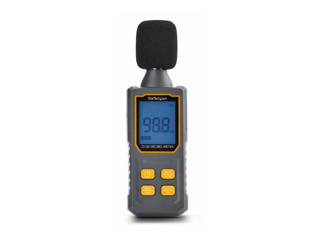 StarTech.com Handheld Digital Sound Meter, Noise/Decibel Level Reader ...