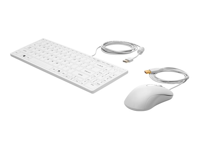 HP - Healthcare - keyboard and mouse set - USB - Belgium - for ...