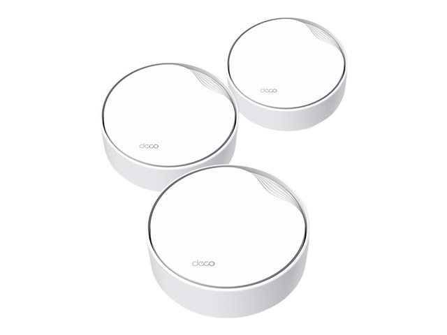 TP-Link Deco X50-PoE V1 - Wi-Fi system - (3 routers) - up to 6,500 sq ...