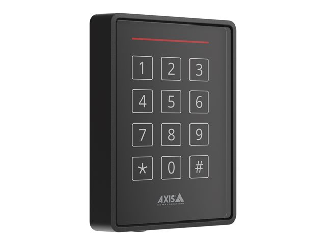 Axis A4120-E - RFID proximity reader / keypad - 1 gang - wired - serial ...
