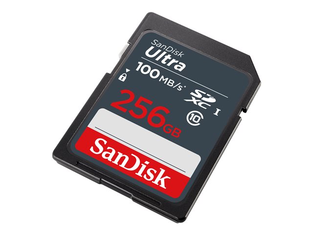 SanDisk Ultra - Flash memory card - 256 GB - UHS Class 1 / Class10 - SDXC UHS-I (SDSDUNR-256G ...