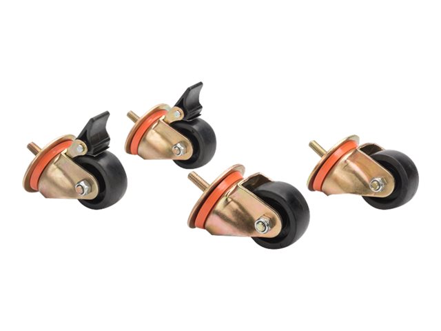 Lockable castors for open racks IP55 network racks set u003d 4 pcs (DN ...