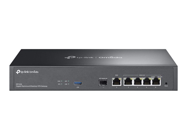 TP-Link Omada ER7406 V1 - Router 4-port switch - 1GbE - WAN ports: 6 ...
