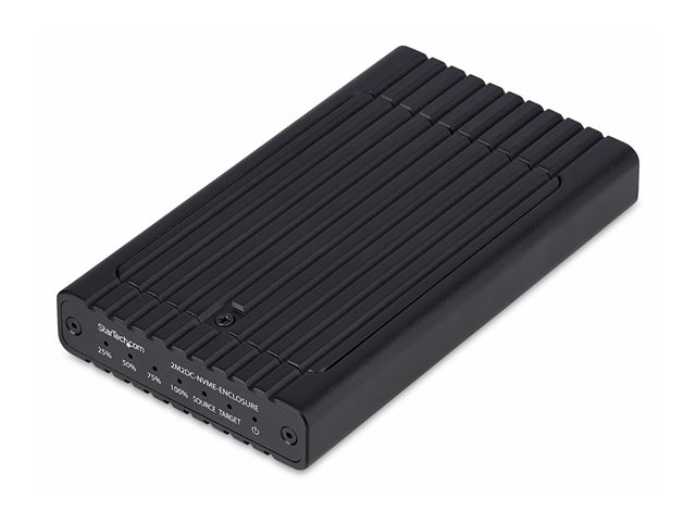 StarTech.com Dual-Bay M.2 NVMe Enclosure and Standalone Duplicator ...
