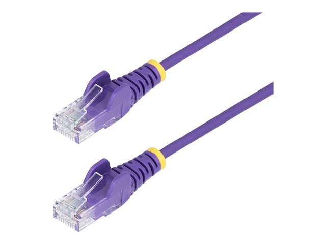 25cm Purple Slim CAT6 Ethernet Cable (N6PAT25CMPLS), STARTECH ...