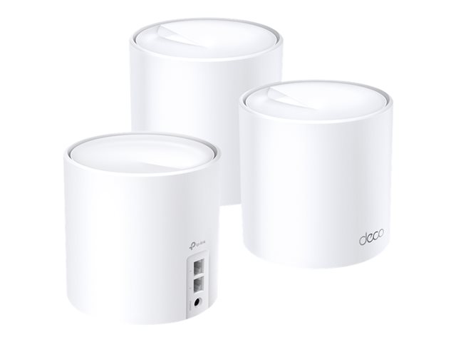 TP-Link Deco X60 V3.2 - Wi-Fi system - (3 routers) - up to 7,100 sq.ft ...