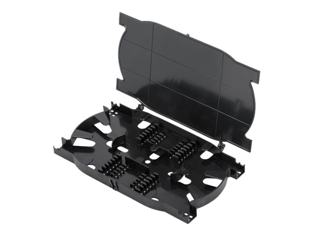 Fiber Optic Splice Cassette 24x 24 splices black w. hinget cover (DN ...