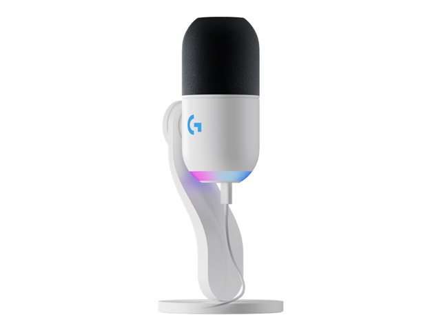 Logitech G Yeti GX - Microphone - USB - white (988-000576), LOGITECH ...