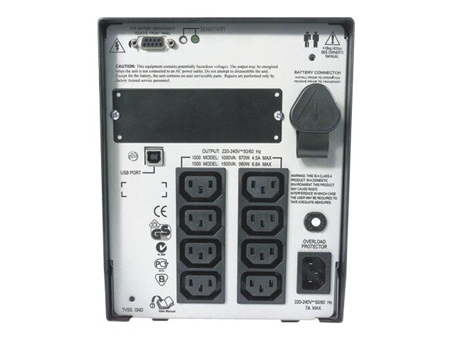APC Smart-UPS 1000VA USB & Serial - UPS - AC 230 V - 670 Watt - 1000 VA ...