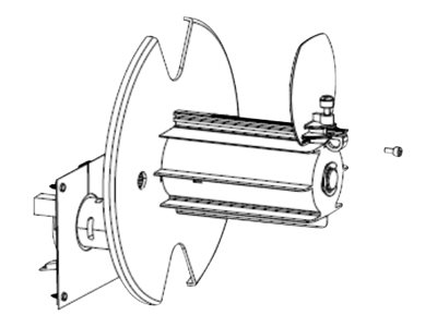 KIT MEDIA REWIND SPINDLE WITH MOTOR AND PCB ZT420 (P1058930-059), ZEBRA ...